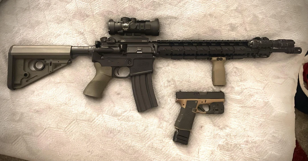 LaRue Tactical PredatAR and a Glock 43x. About to order a Sig Sauer Tango 1-4x optic, any ...