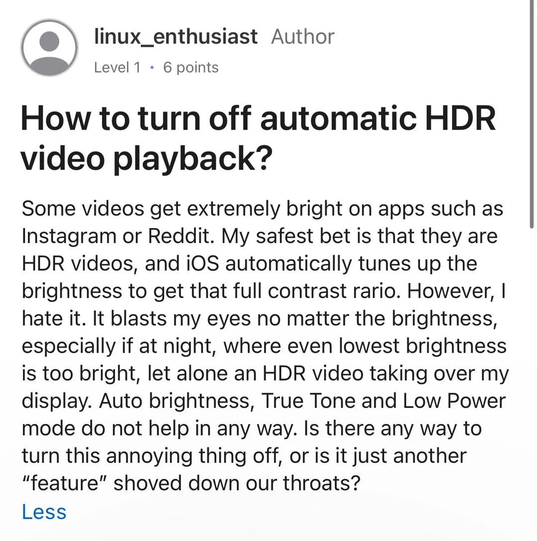 Auto brightness HELP!! hdri video | Scrolller