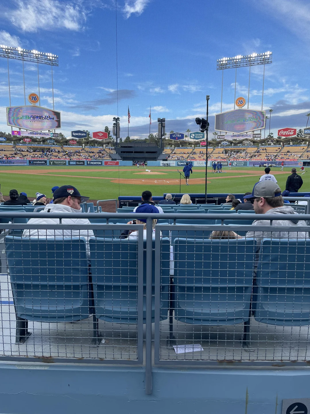 So the last two nights I jumped on the opportunity to sit in the front row of the “not famous ...