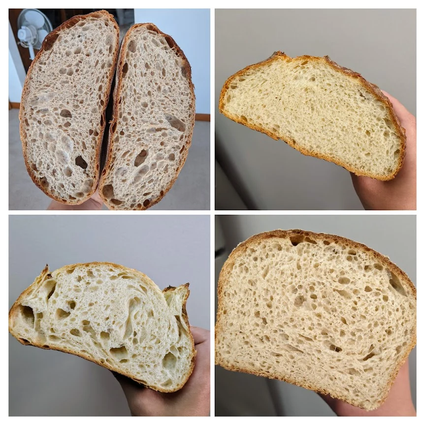 My breads! Flour, hydration, and fermentation make all the difference! | Scrolller