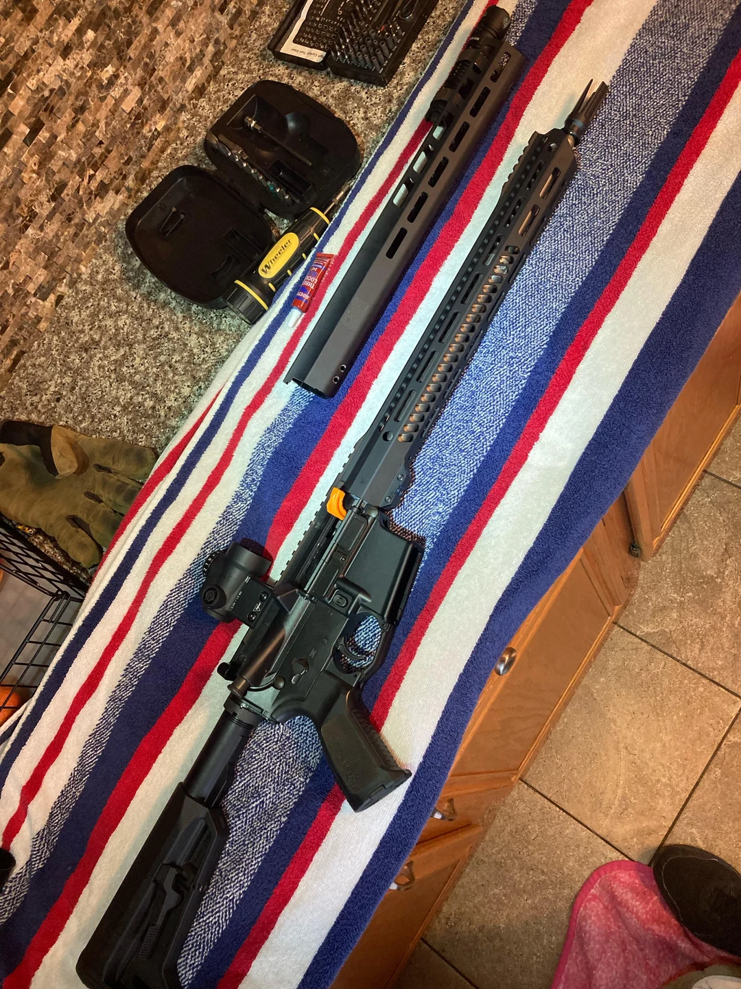 Handguard install complete | Scrolller