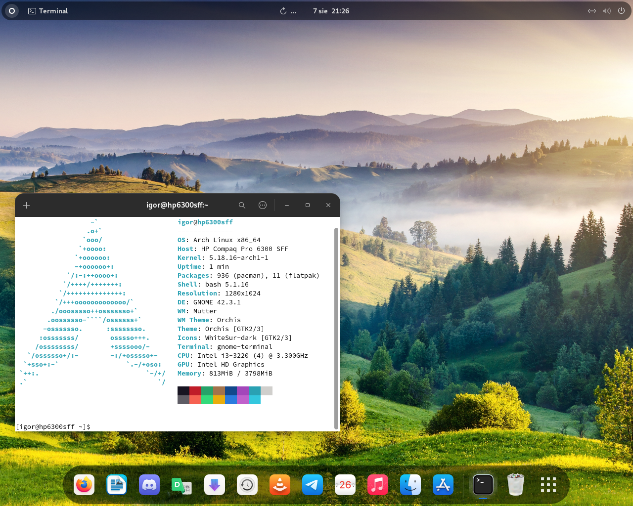 Classic desktop [Gnome] | Scrolller