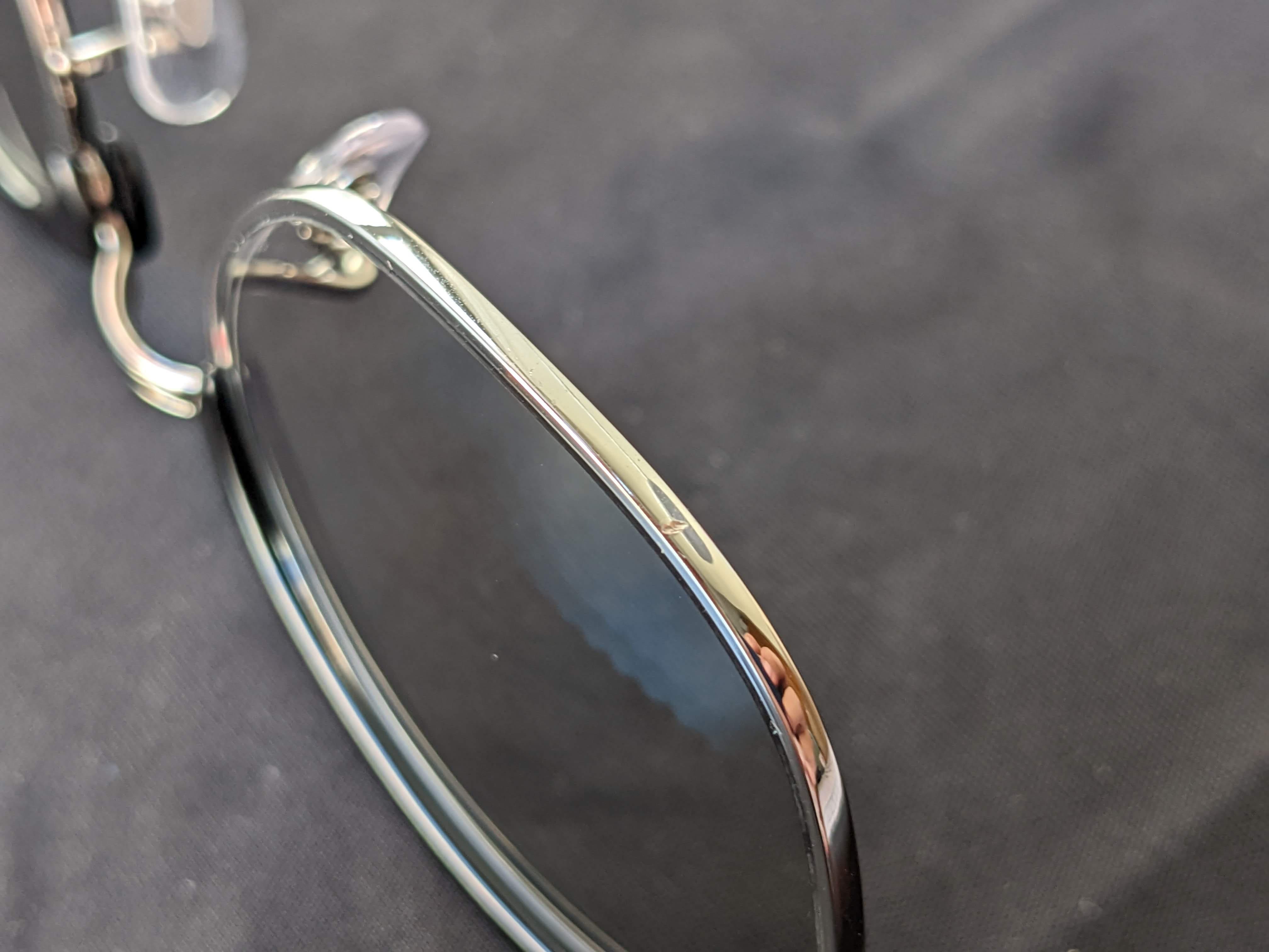Rayban Clubmaster got scratched at the bottom metal. How to remove the scratches? | Scrolller