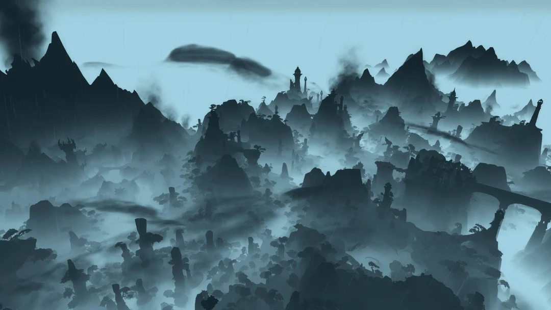 The mist in the Waking Shores looks incredible during the storms ...