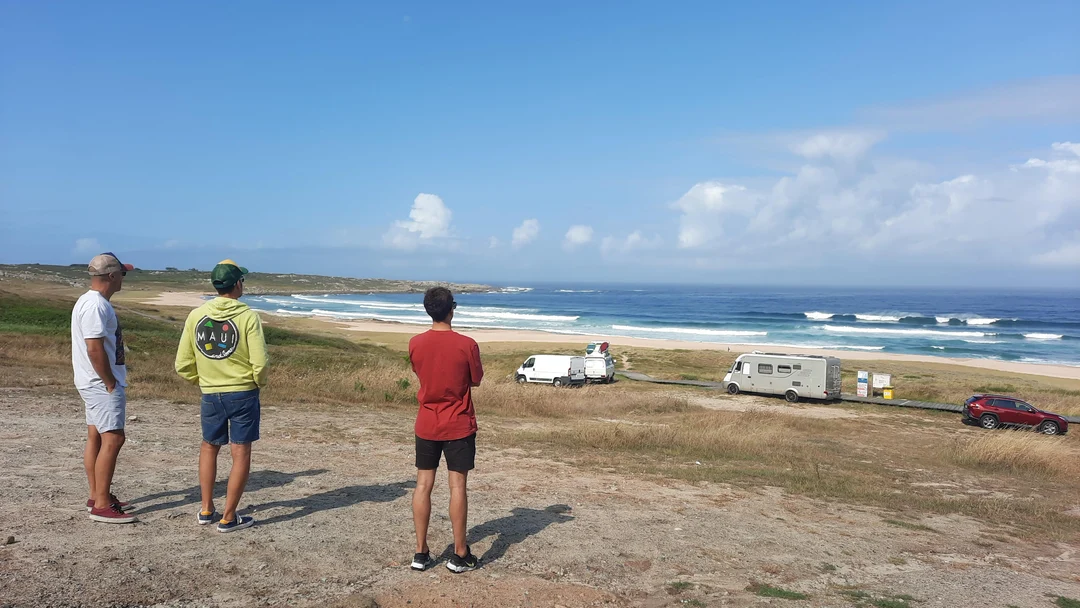 Finally, we surf some waves. Galicia. | Scrolller