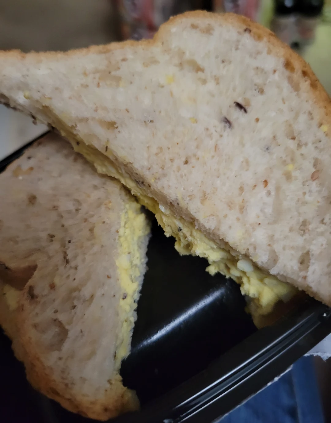 Egg Salad Sandwich to go. | Scrolller