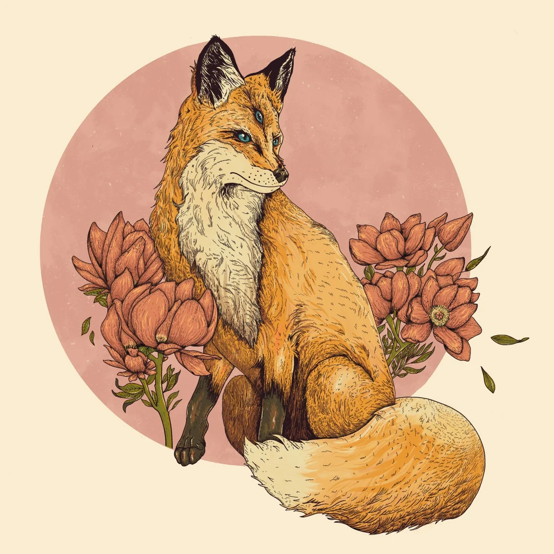 Here's some fox art that I made | Scrolller