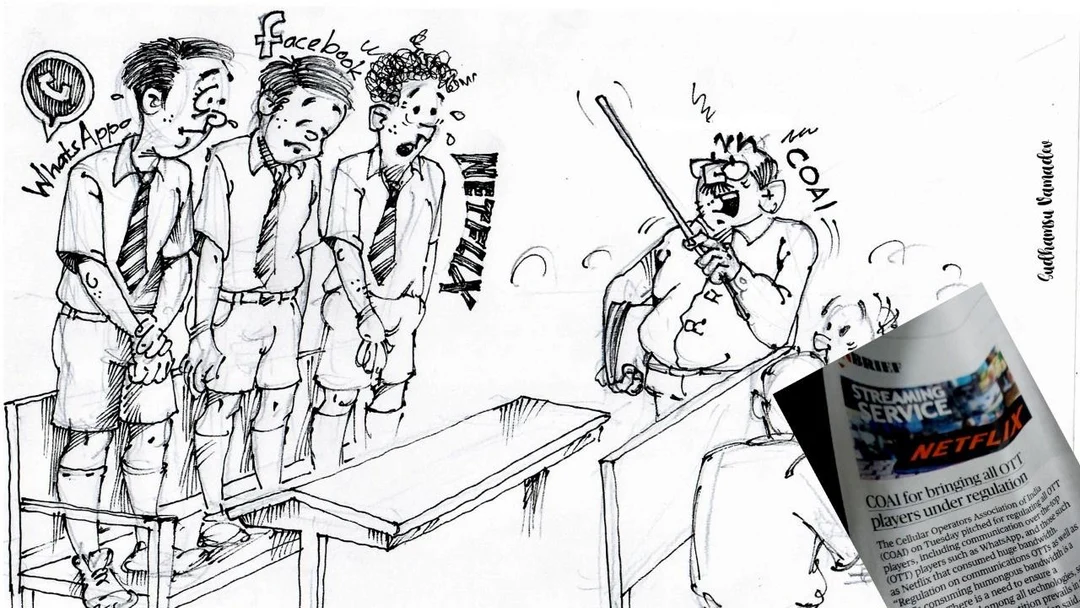 COAI to regulate OTT platforms like Netflix , WhatsApp, and Amazon Prime | Scrolller