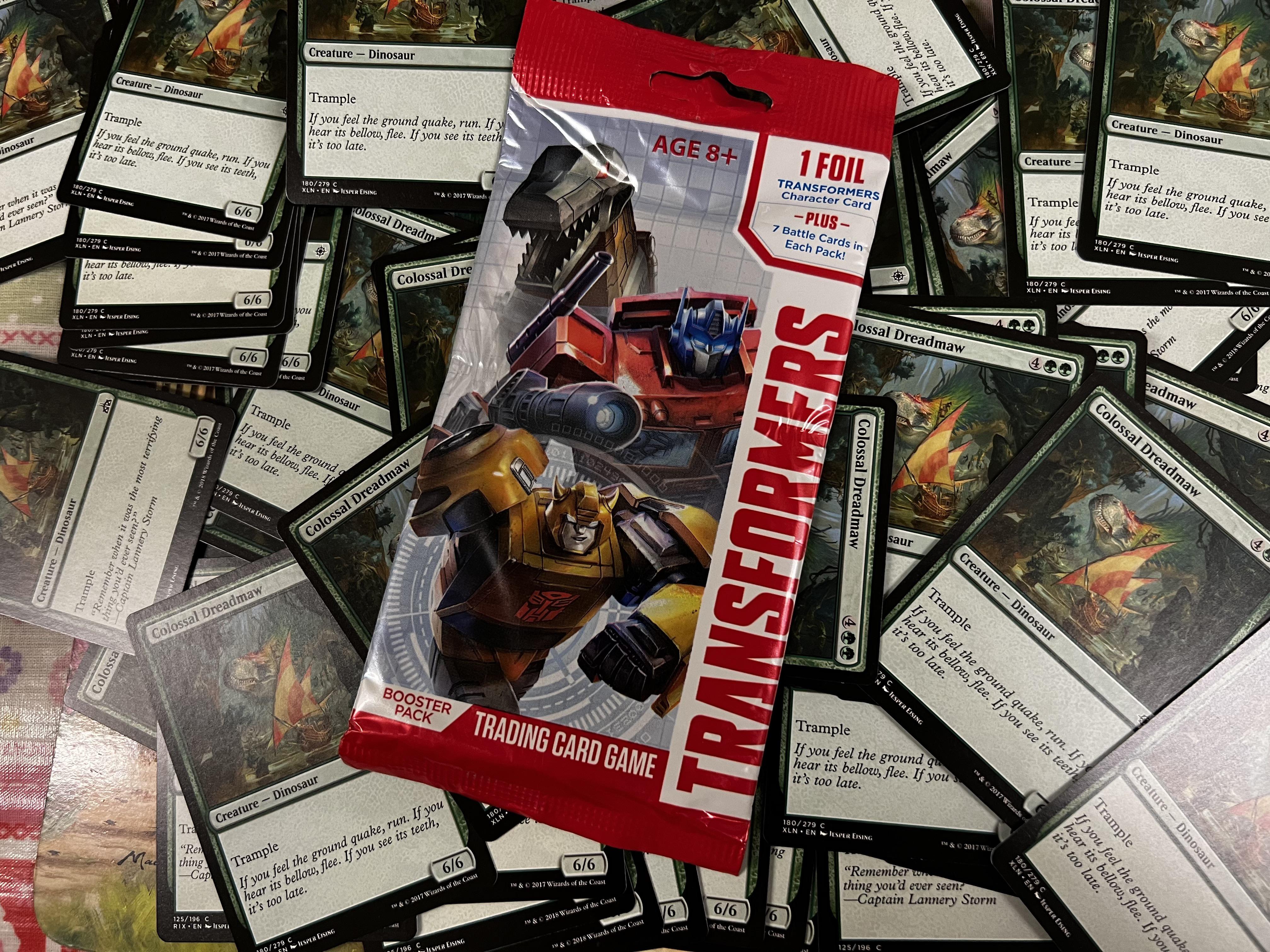 Got my hands on a collectors pack of Universes Beyond Transformers. Might start leaking the ...