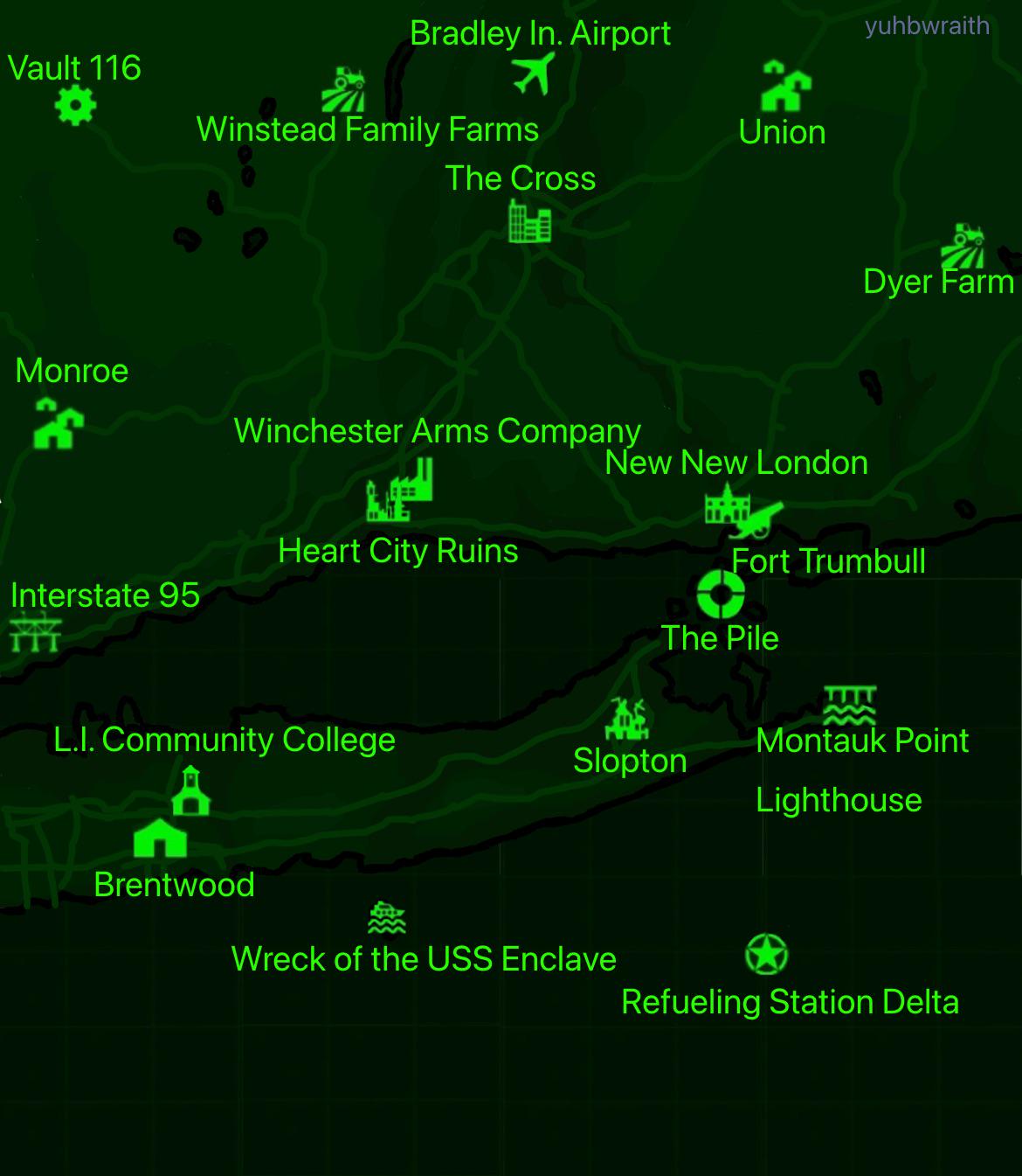 Made a custom map for the Connecticut-long island region | Scrolller