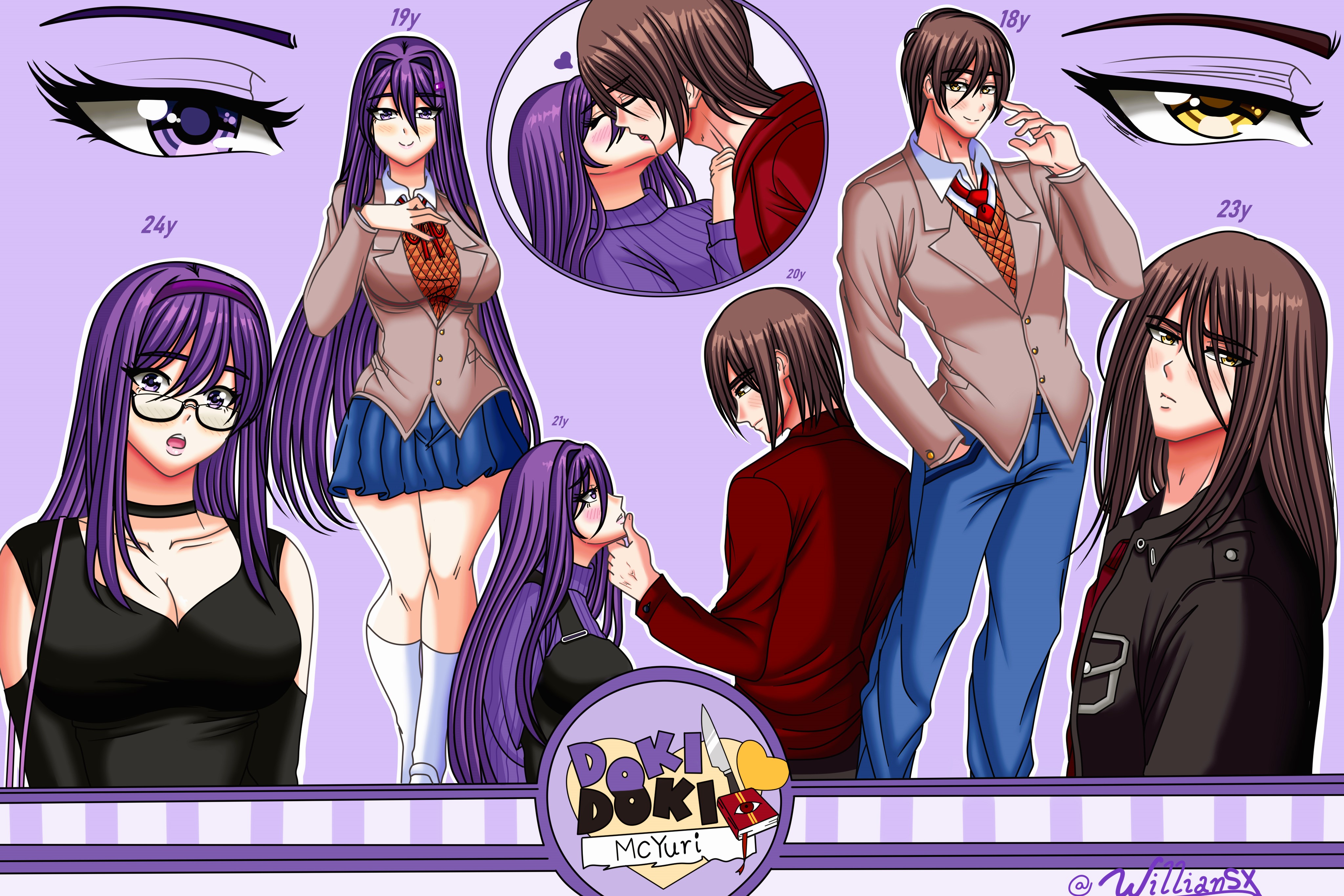 Yuri X MC (Redraw Fanart) | Scrolller