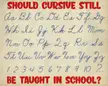 Cursive writing and its future in schools? | Scrolller