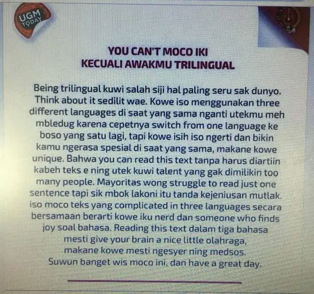 Anata Semua Understand Ora? | Scrolller