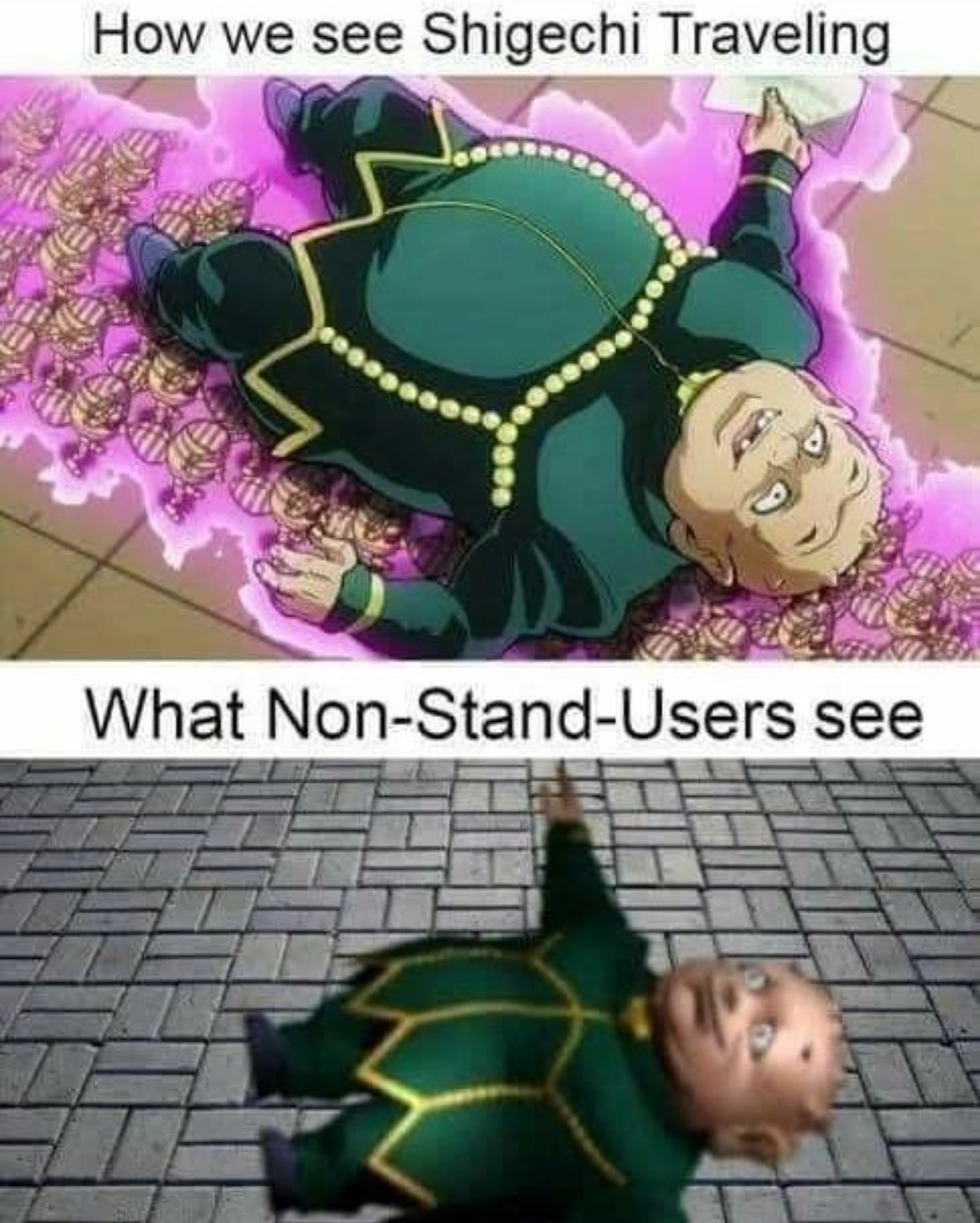 People in Morioh must've thought they were tweaking | Scrolller