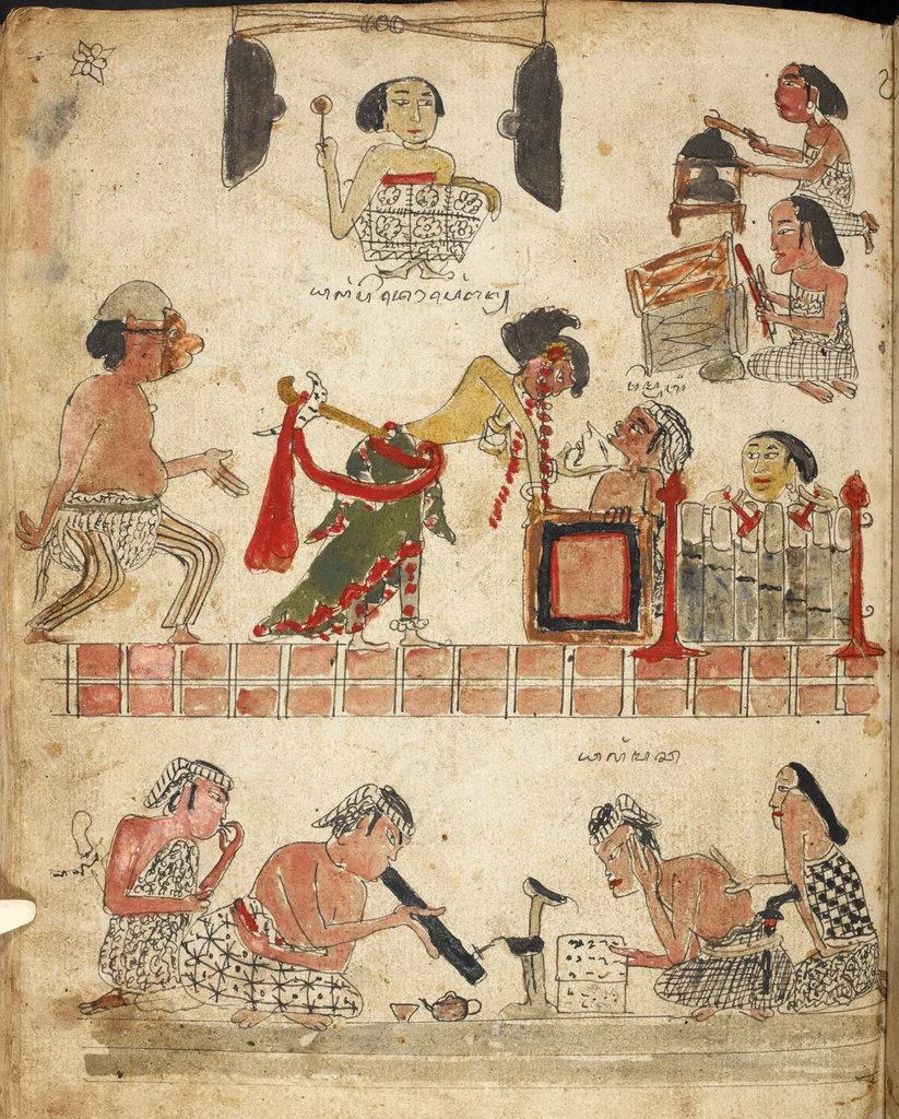 A picture from 1770. At least one of them probably took too much. | Scrolller