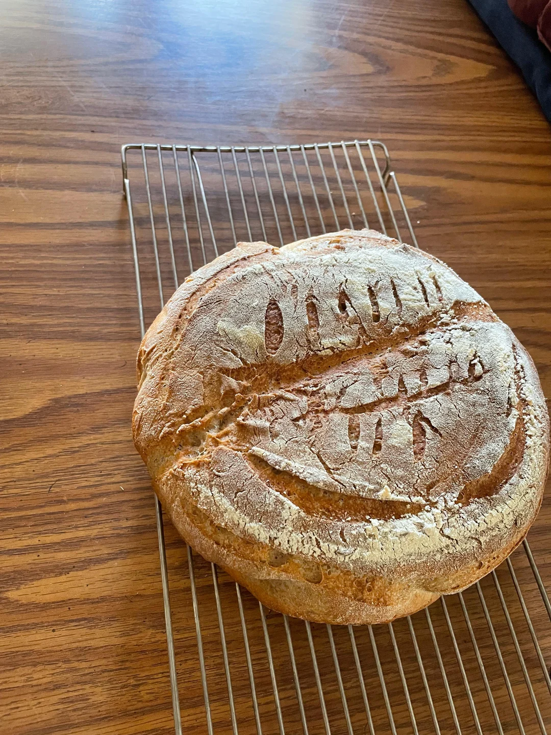 Deli style rye I made, first time trying scoring and Dutch oven. | Scrolller