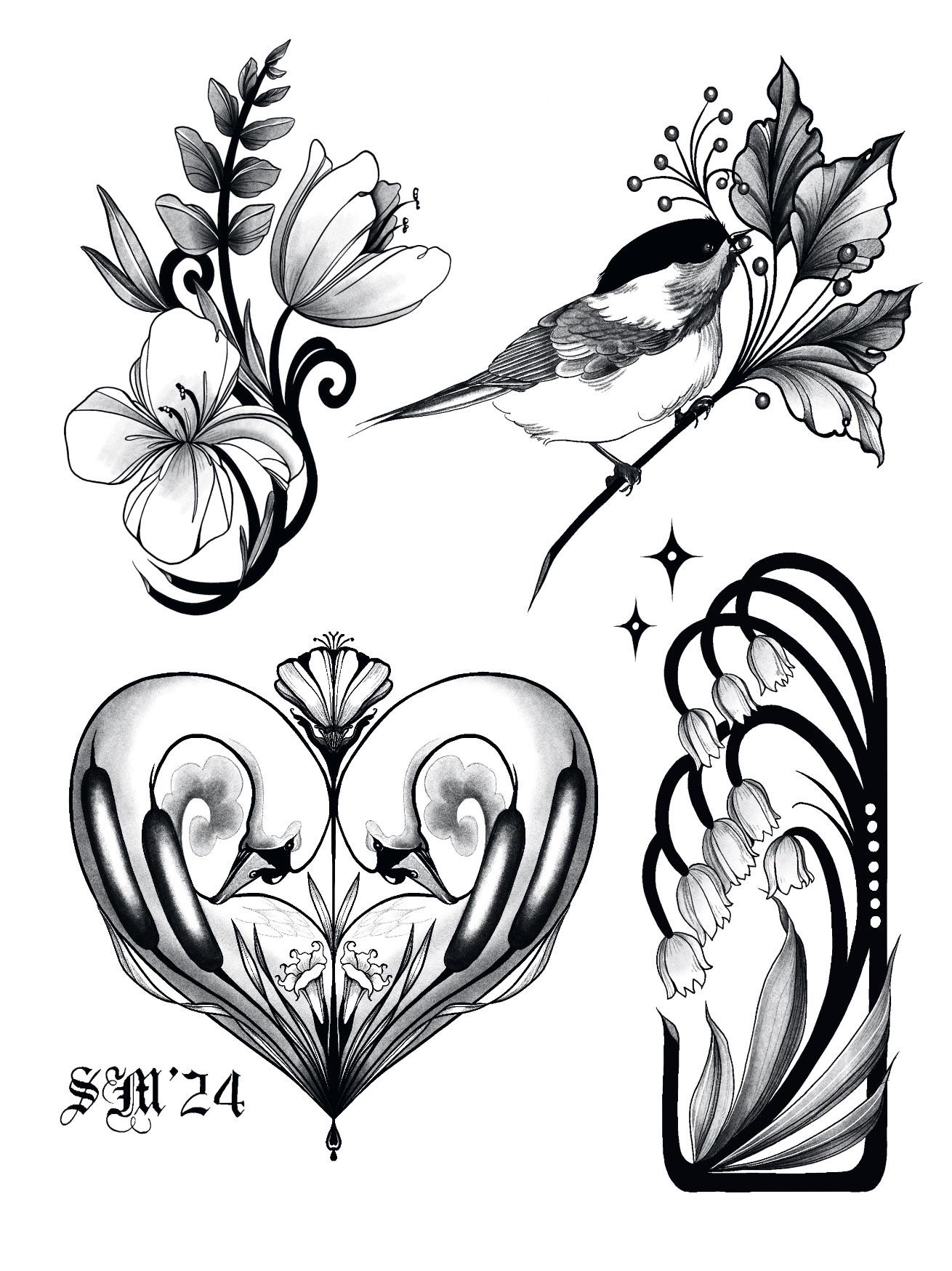 Some Art Nouveau-inspired designs | Scrolller