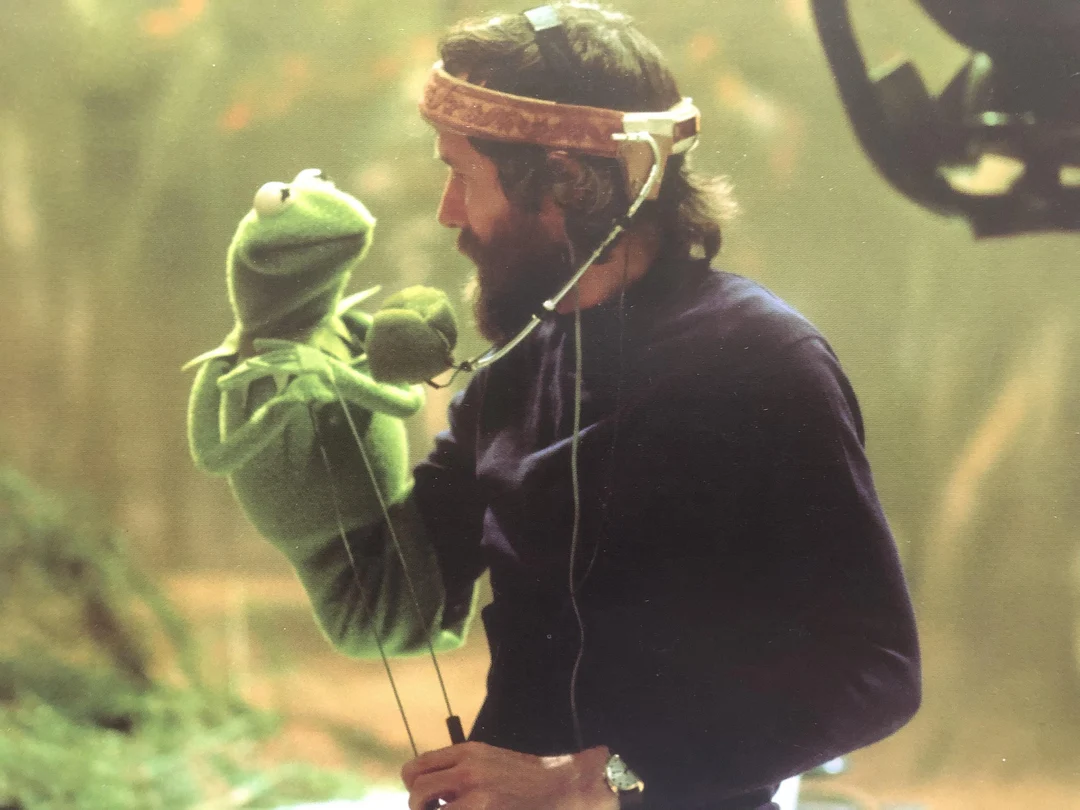 Jim Henson and Kermit the Frog on the set of The Muppet movie 1979. | Scrolller