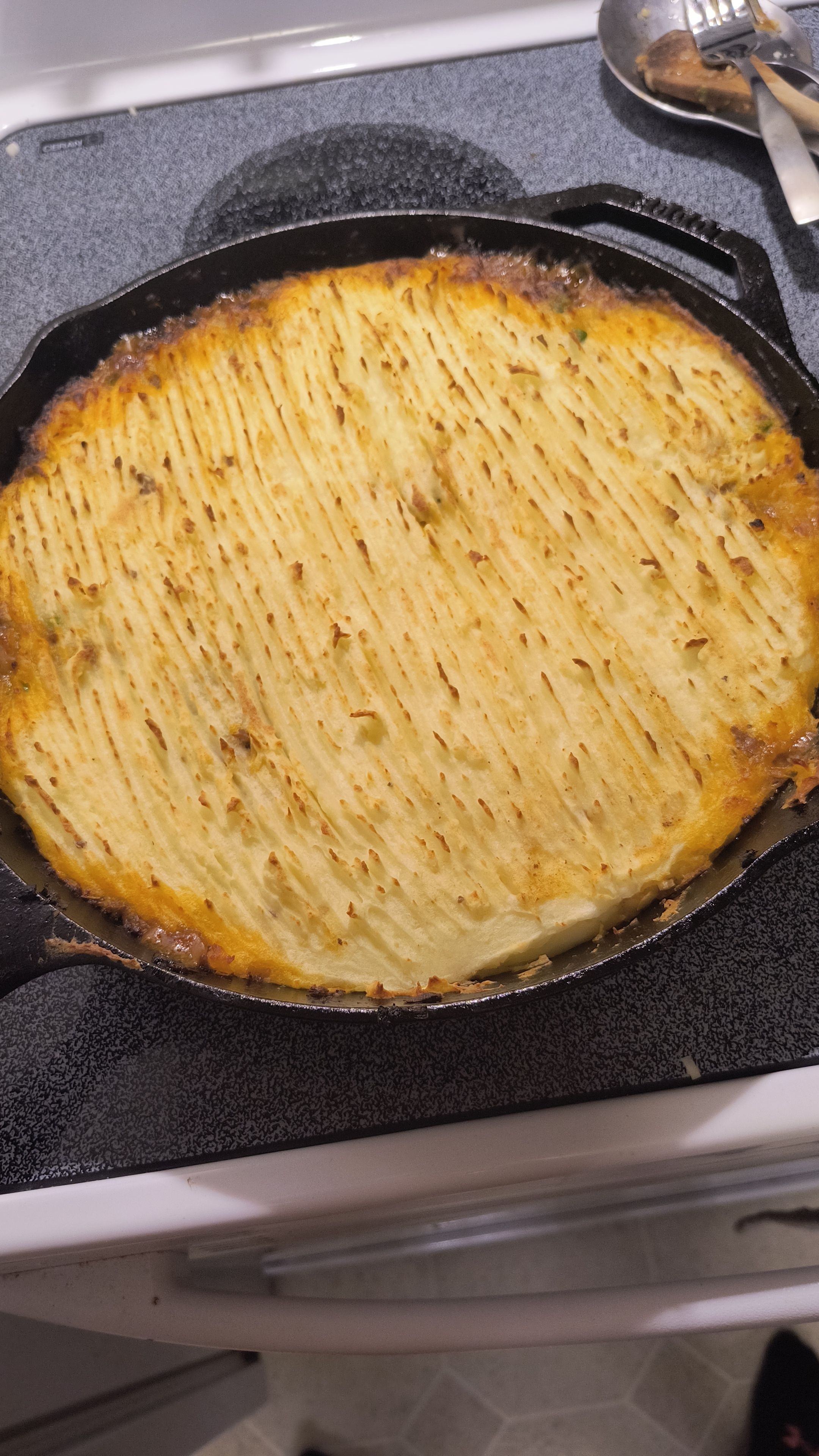Made shepherds pie in my cast iron the other night. | Scrolller