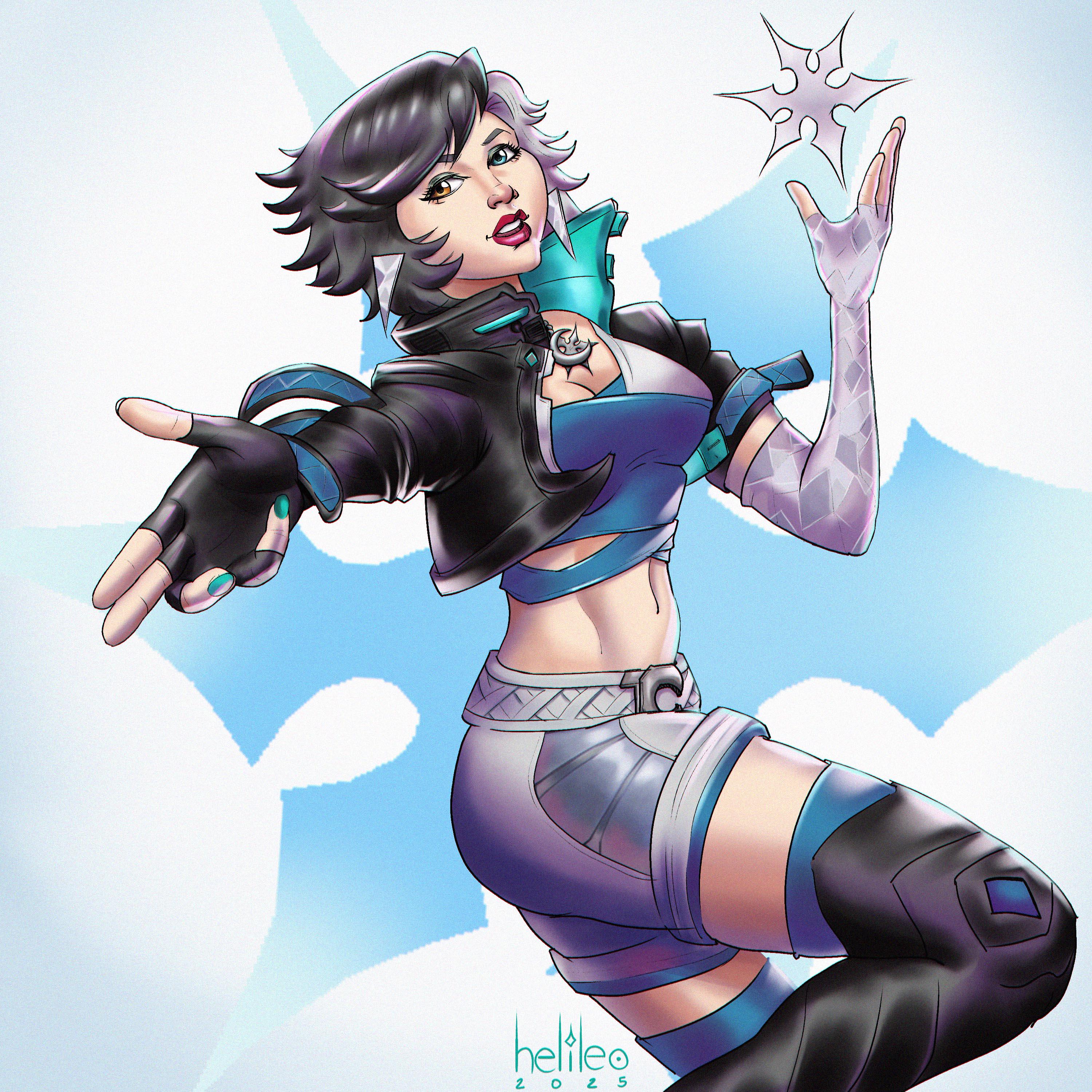 Luna Snow from Marvel Rivals fanart made by me! | Scrolller