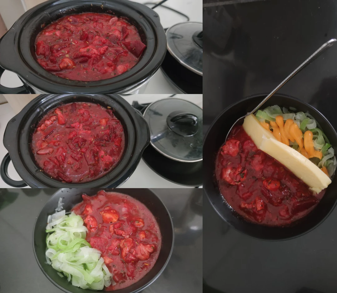 ♨️Devilled beets & chicken stew🍅 | Scrolller