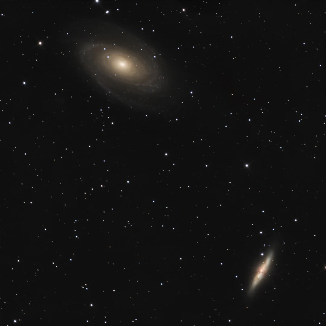 Bode and Cigar Galaxy | Scrolller