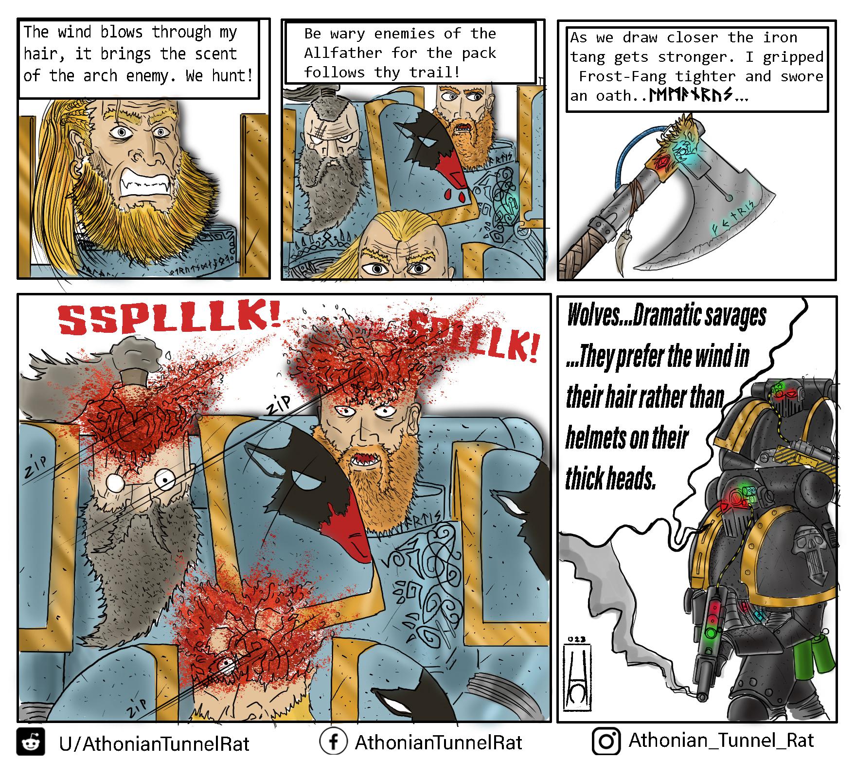 Discover more like ImaginaryWarhammer: Space Wolves and helmets and ...