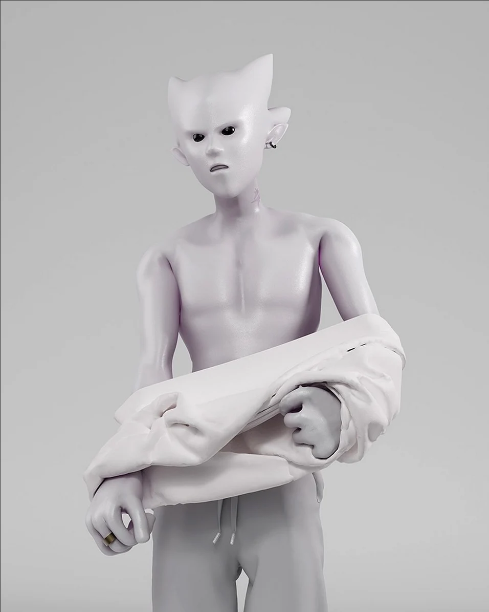 Fetus, by me, digital, 2023 | Scrolller