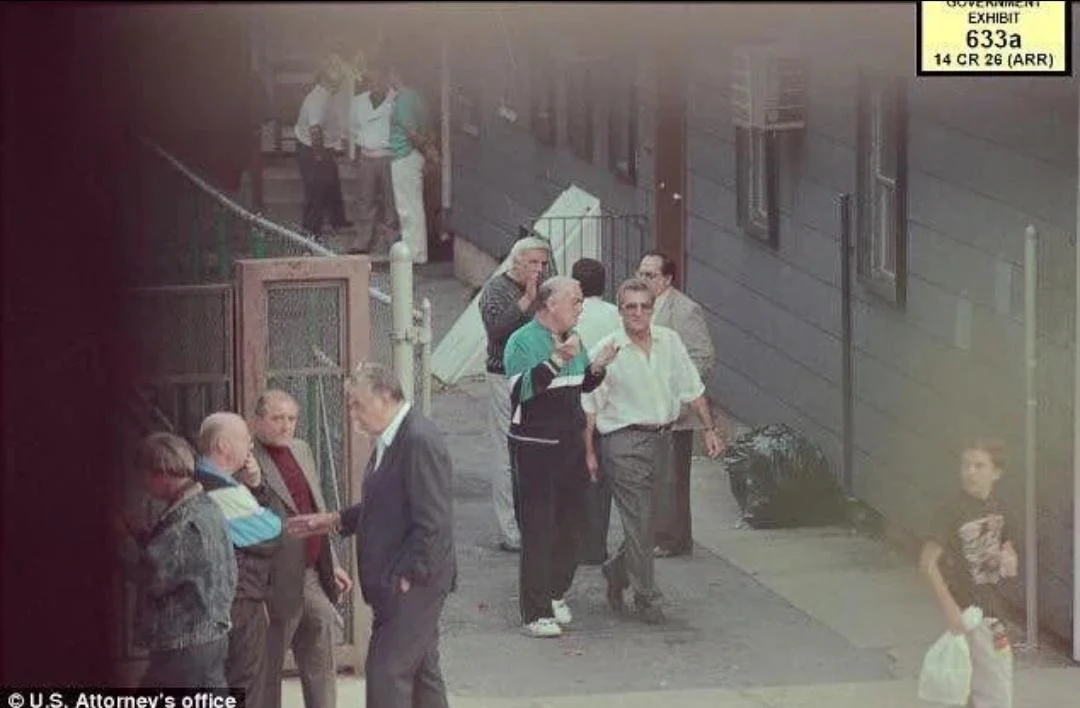 1991 surveillance photo of bonnono crime family mobsters | Scrolller