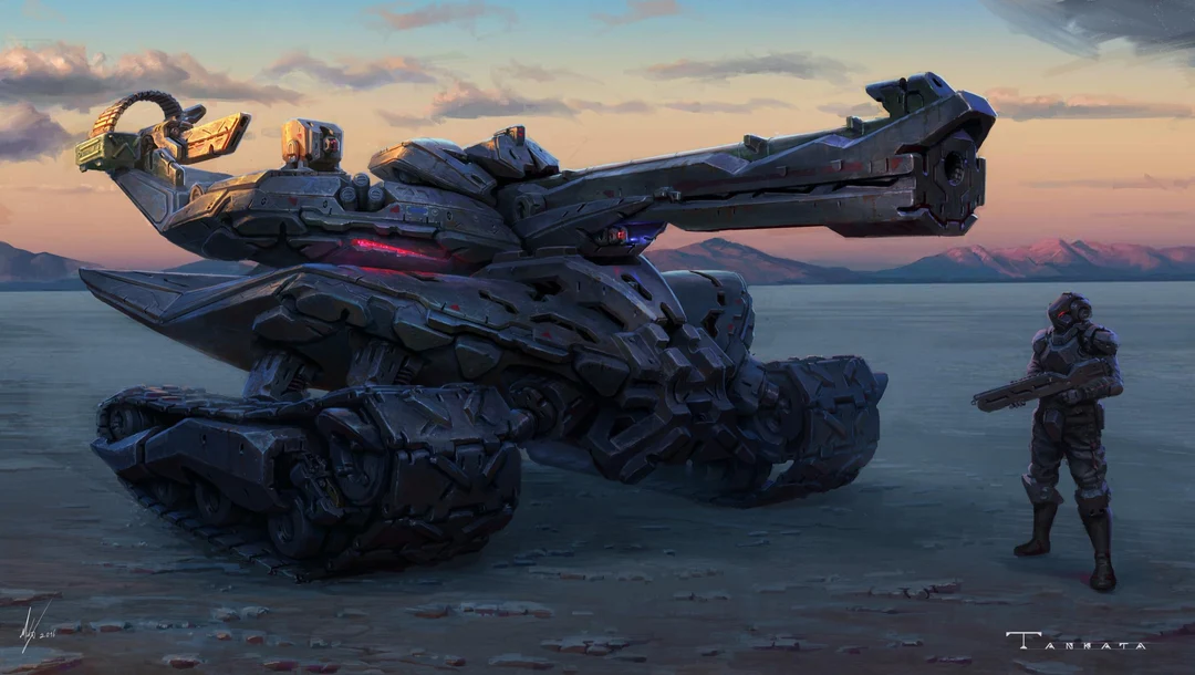 Sci Fi MBT - Enemy´s Tank Design (Michal Kus) | Scrolller