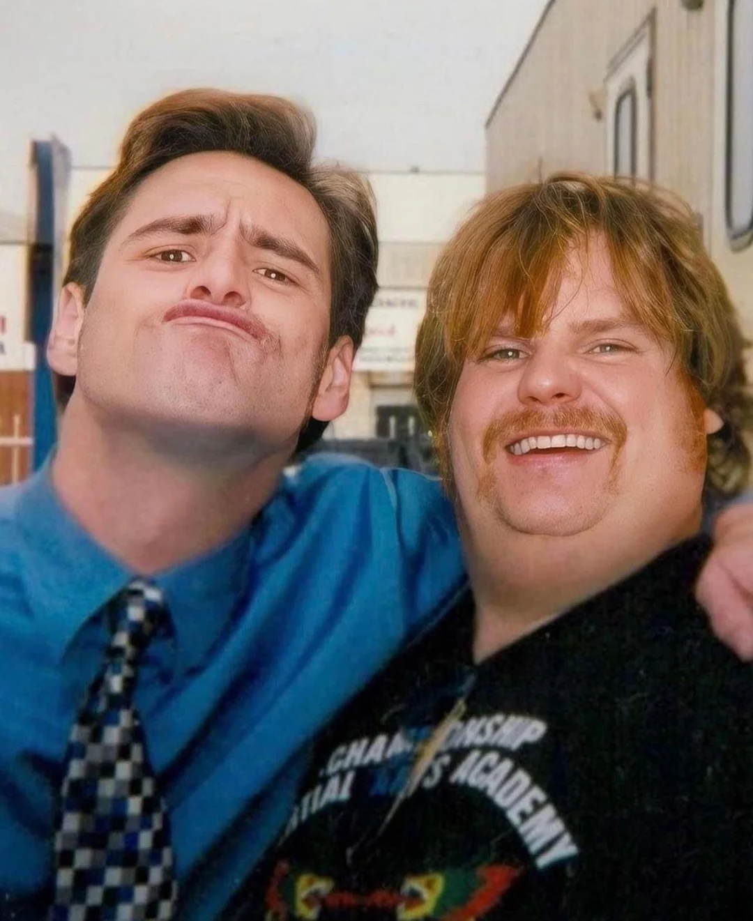 Jim Carrey and Chris Farley 1997 | Scrolller