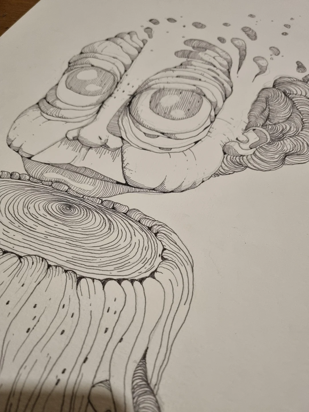 cucumber singularity, me, pen, 2022 | Scrolller