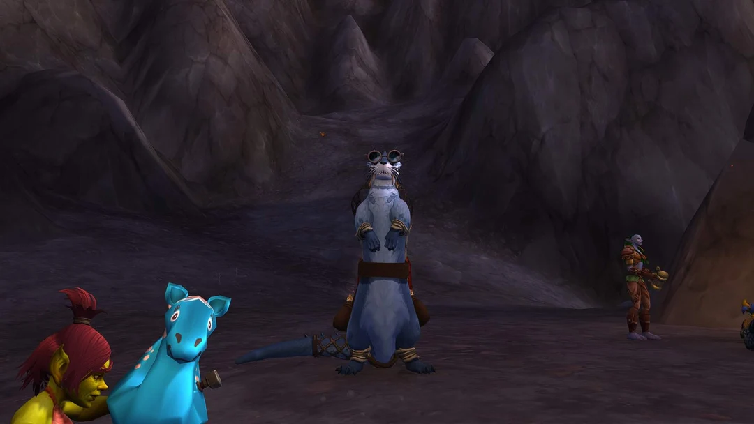 Photobombed while trying to screencap my new mount. | Scrolller