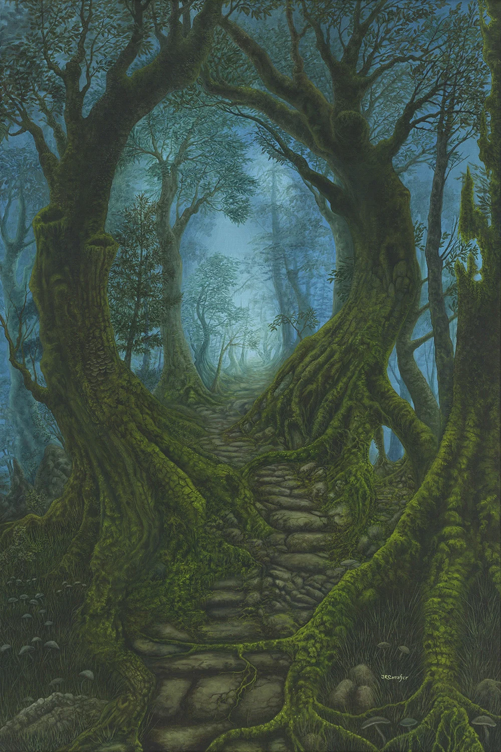 Forest Path by artist Jon Carraher | Scrolller