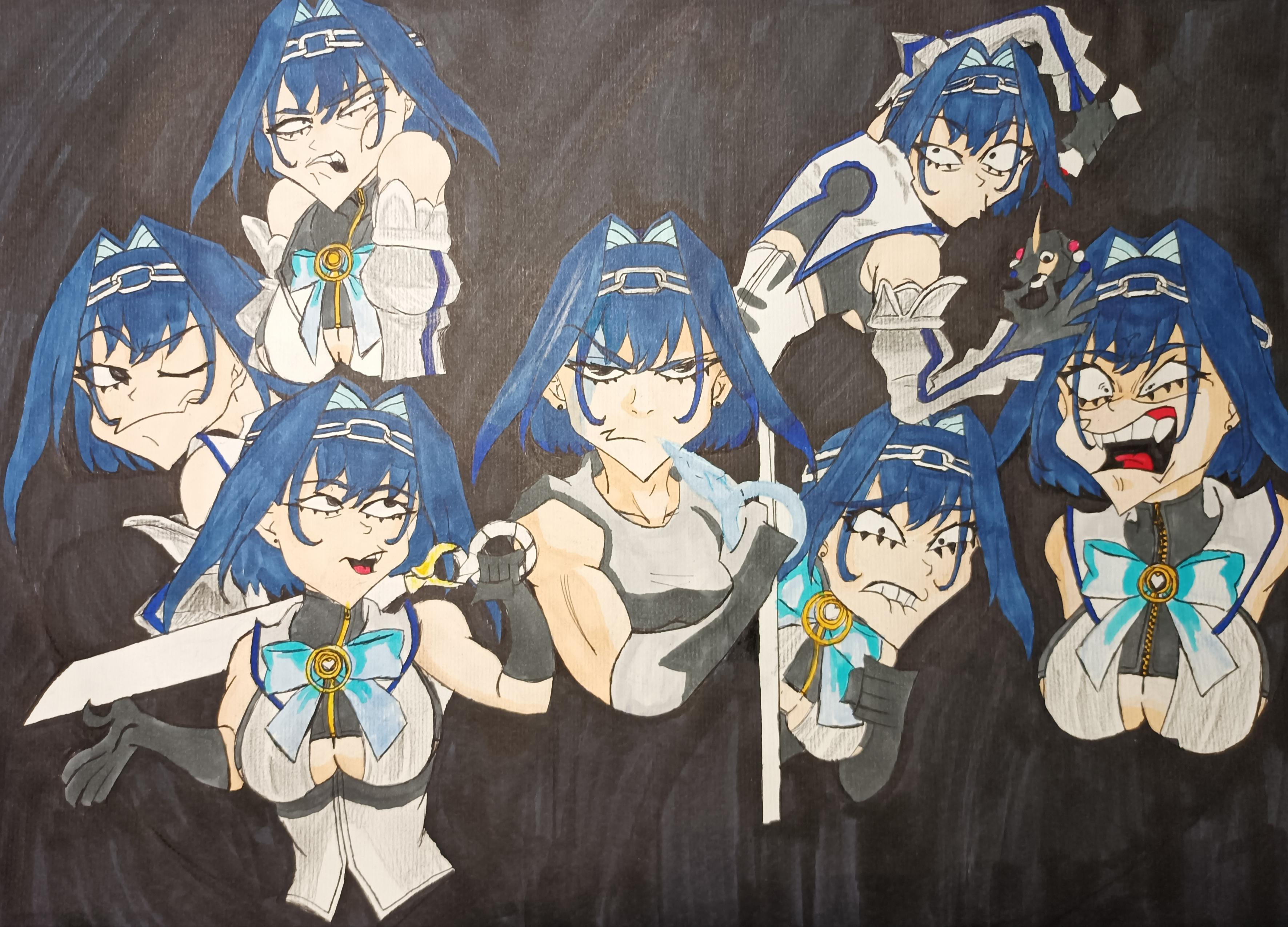 Kronii as Leo from ROTTMNT | Scrolller