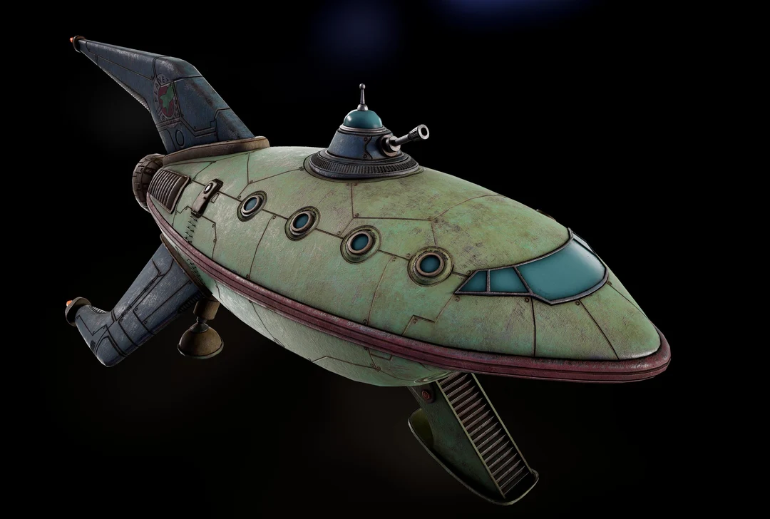 The Planet Express Ship "Bessie" by Daniil Gibbs | Scrolller