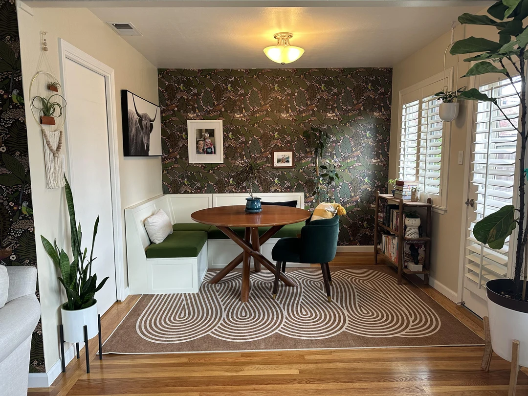 Finished my “cozy-lush dining nook” | Scrolller