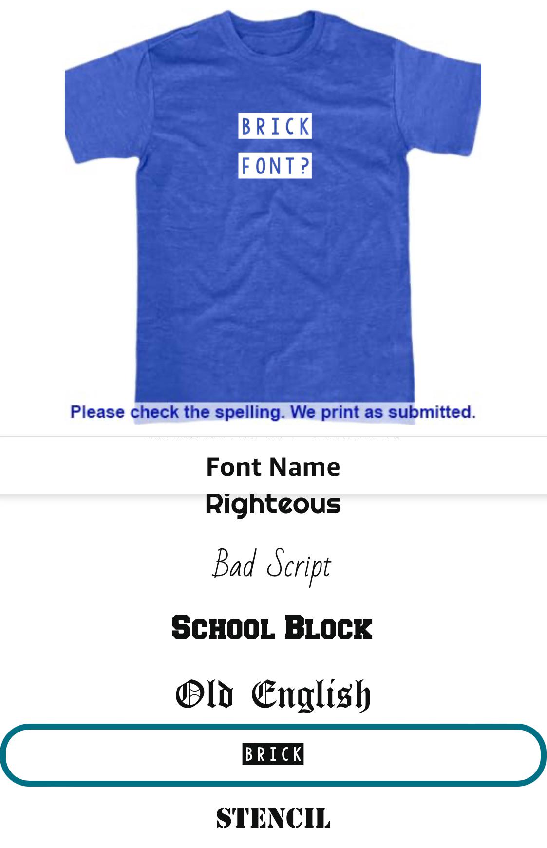 Brick Font? | Scrolller