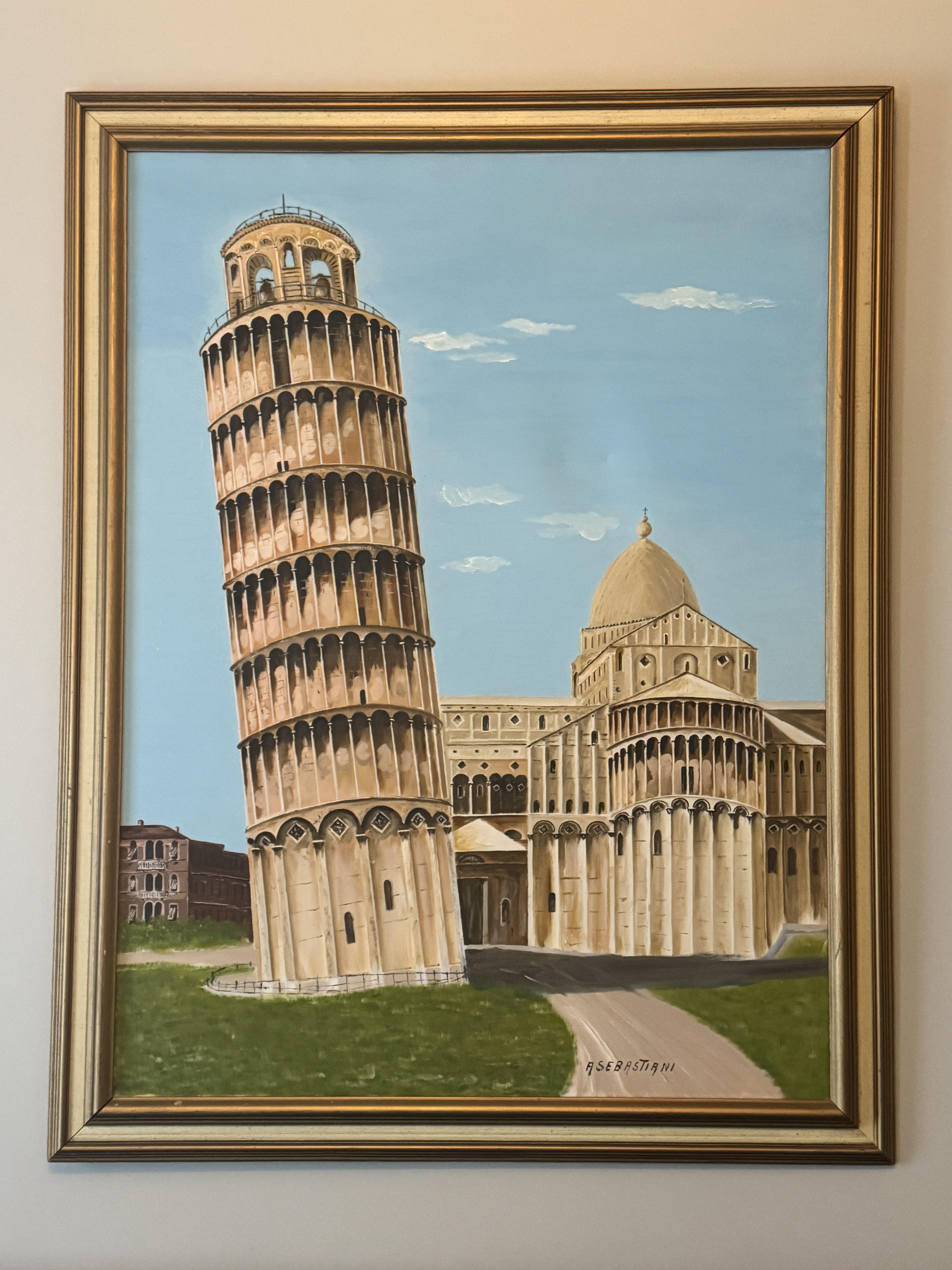 Leaning Tower of Pisa Painting Help | Scrolller