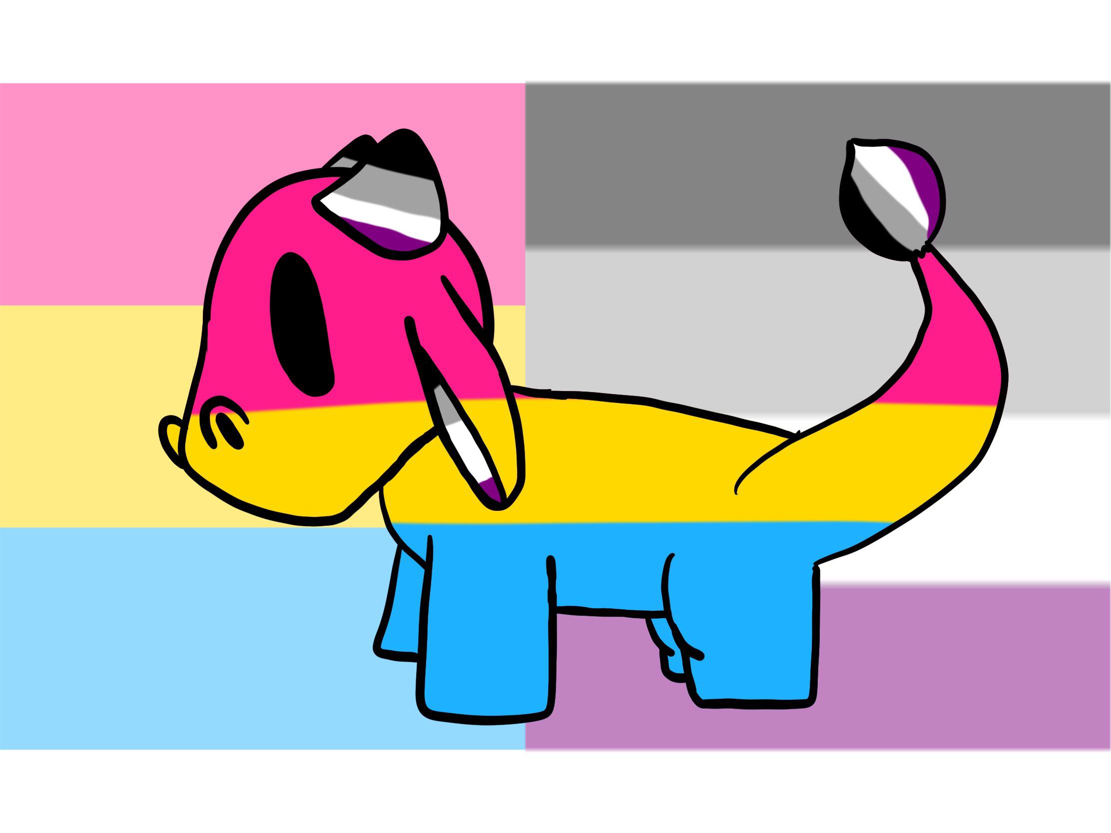 a pan ace dragon because dragons represent aces | Scrolller