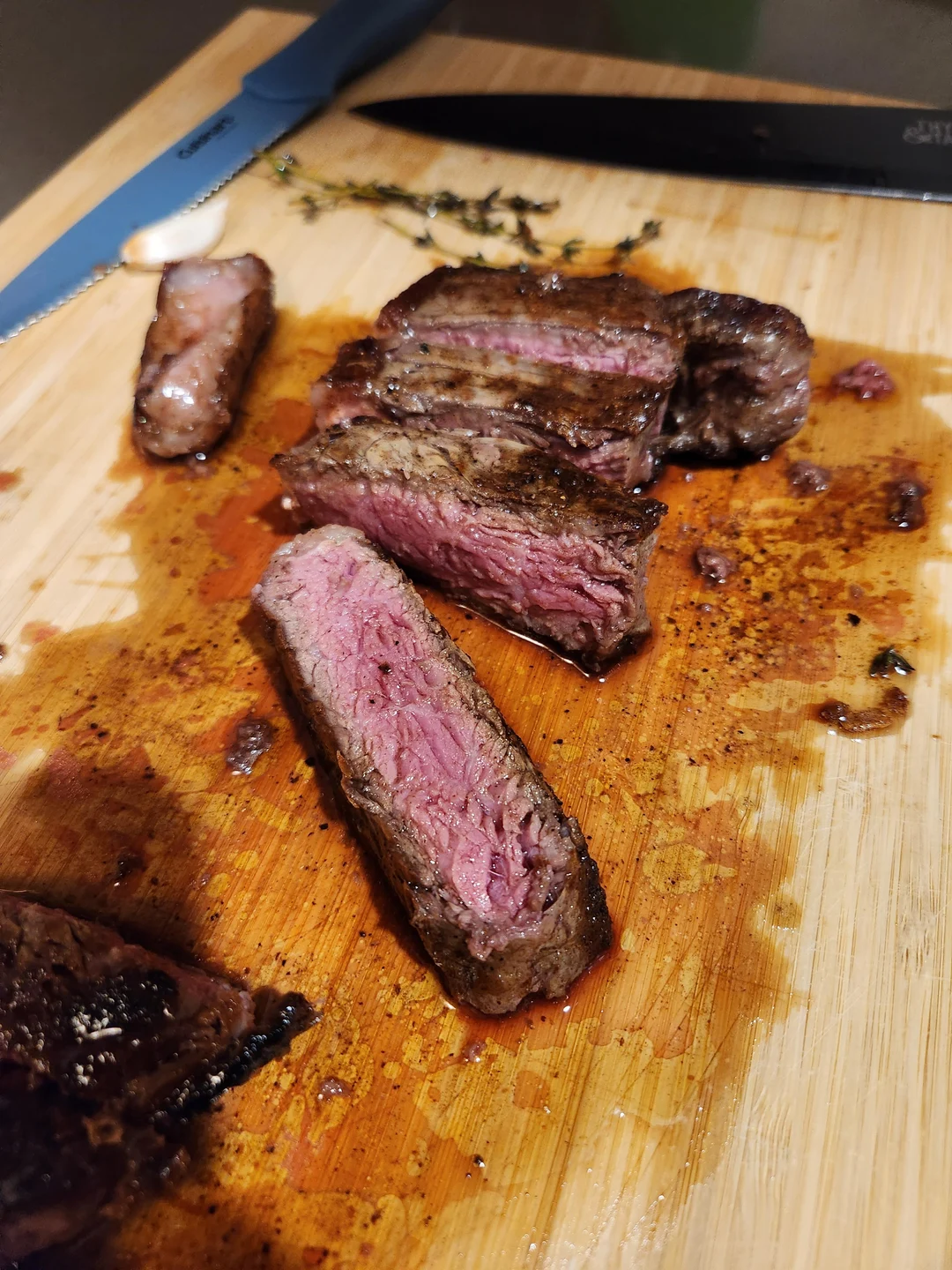 Husband's first time making steak. | Scrolller