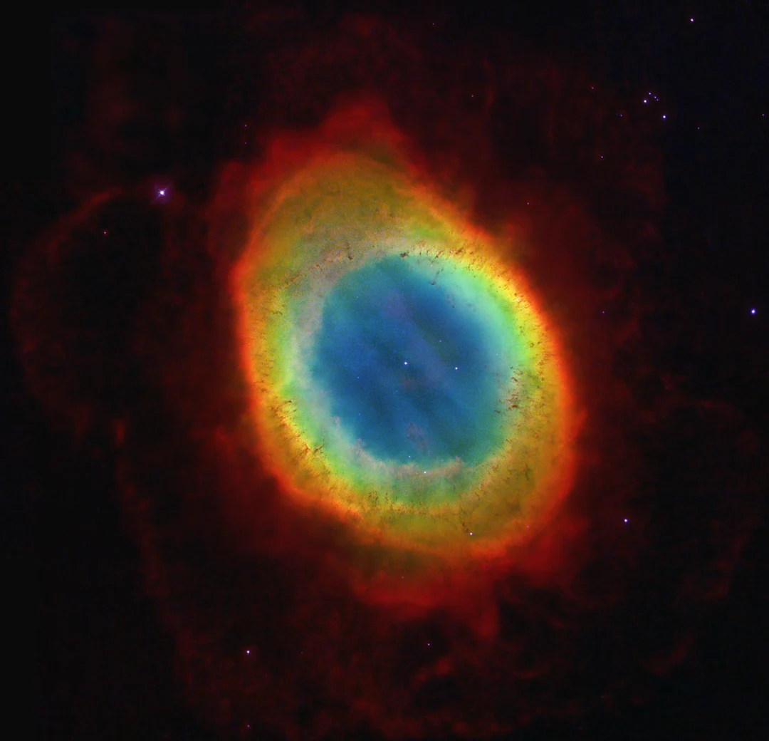 M57: The Ring Nebula from Hubble | Processed by Judy Schmidt | Scrolller
