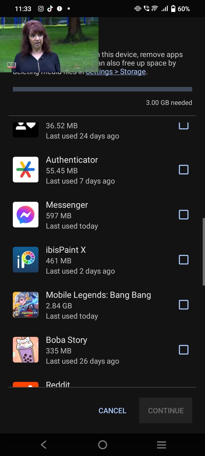 Why did it asked for more space!?!? | Scrolller