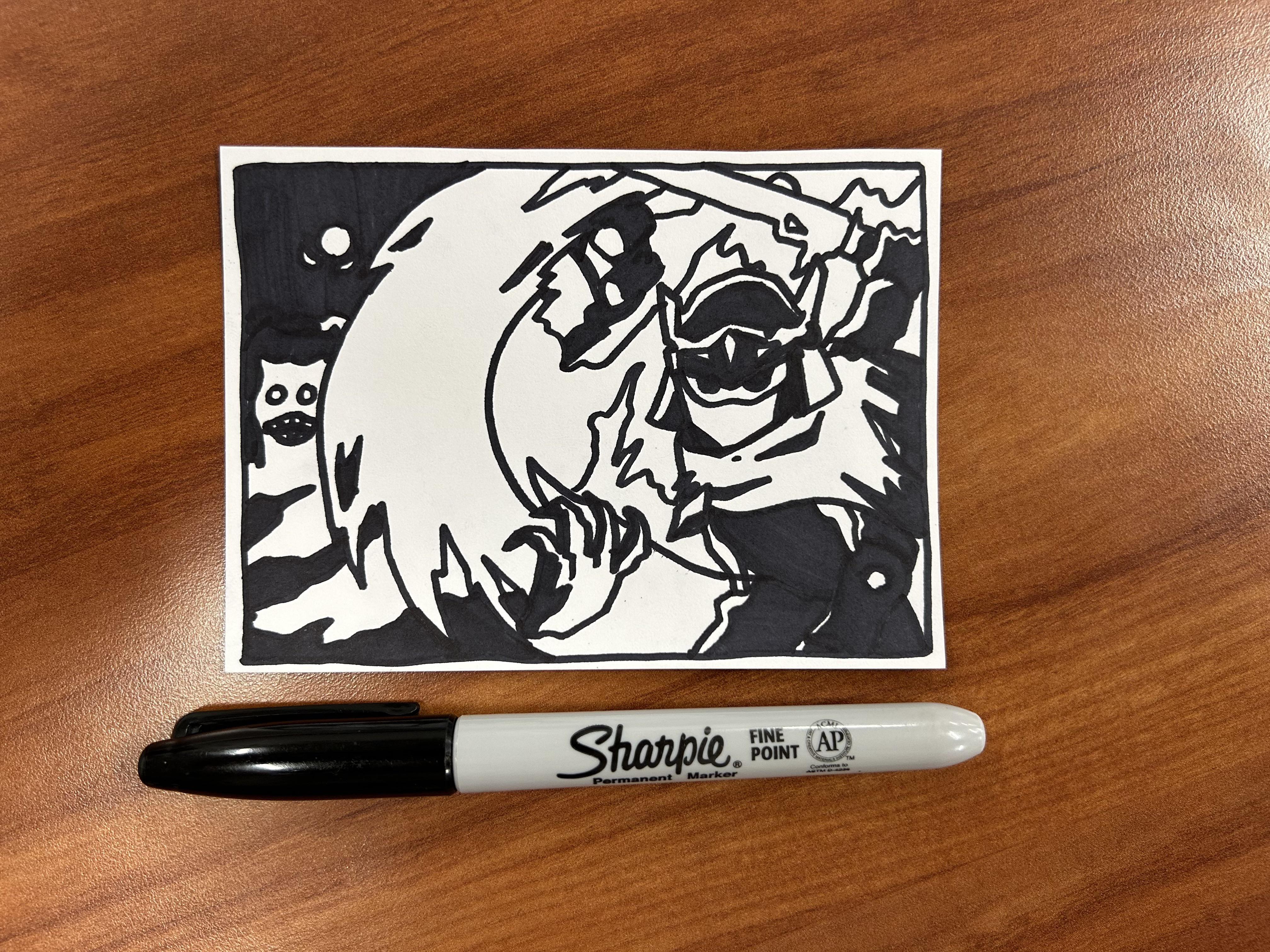 COLOSSUS (sharpie art by me) | Scrolller