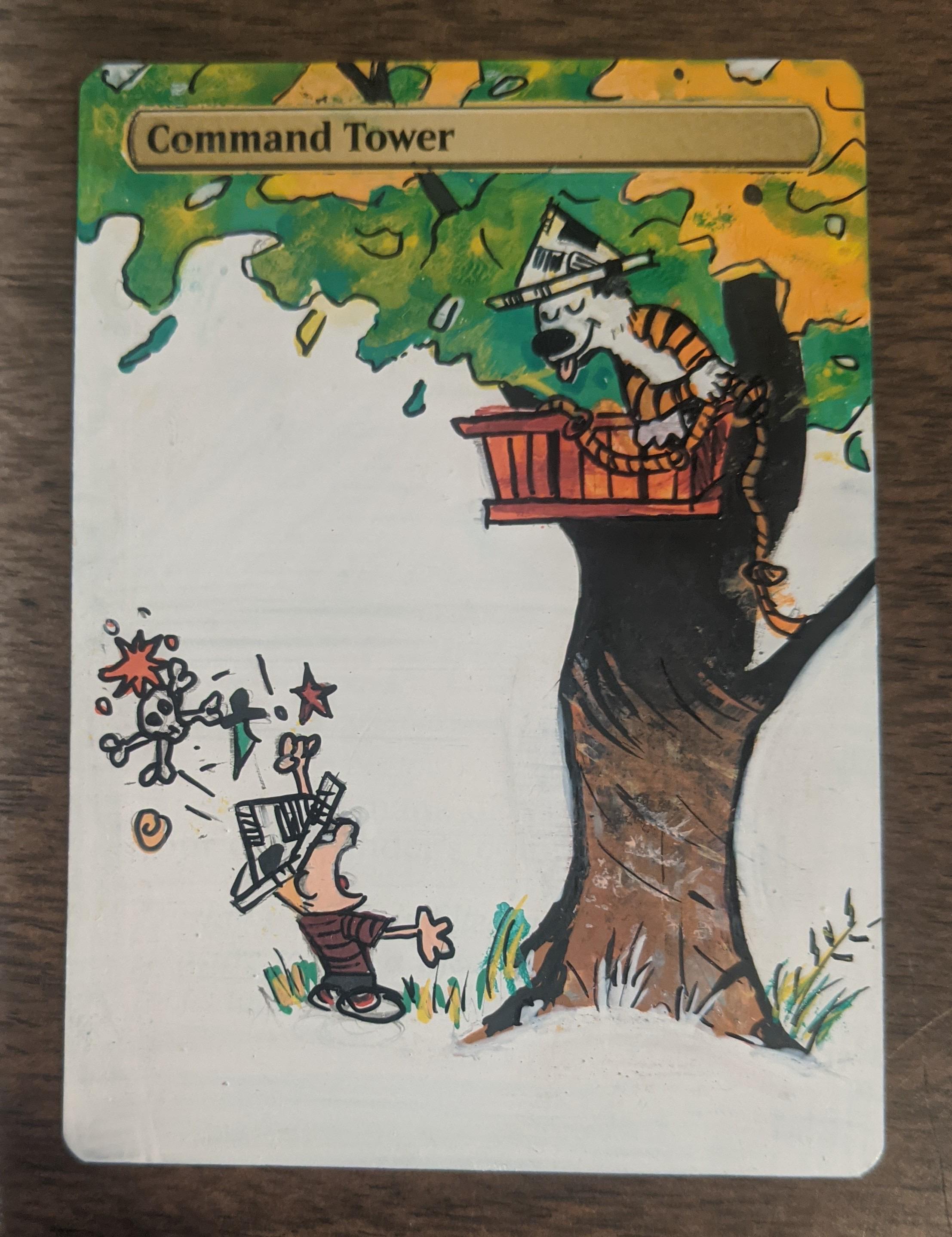 Command tower. Reference my all time favourite comic book Calvin and Hobbes. | Scrolller