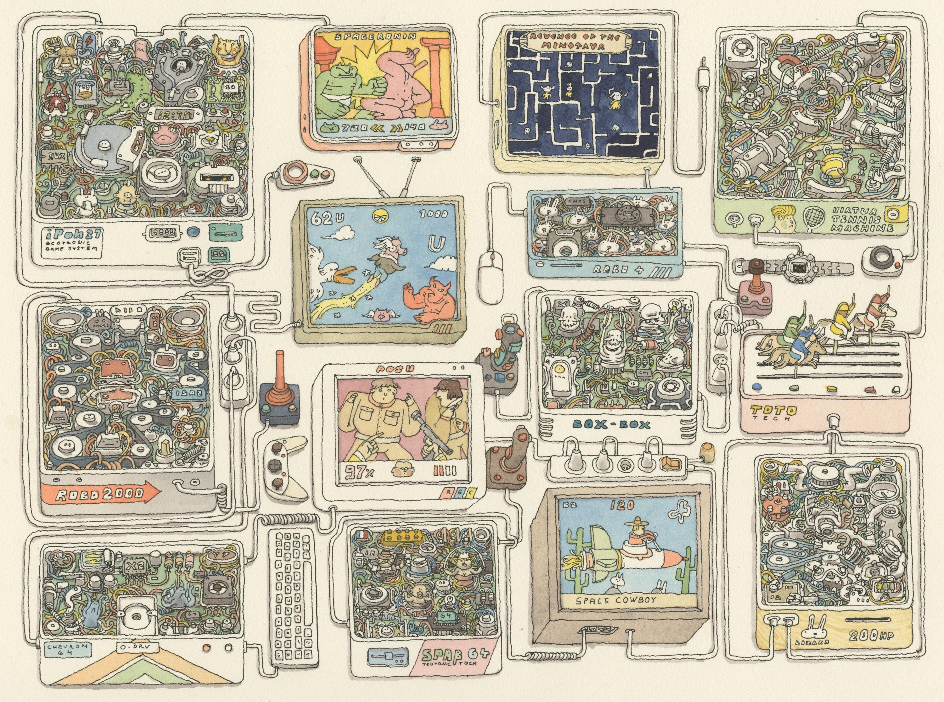 CONSOLES - by Mattias Adolfsson | Scrolller