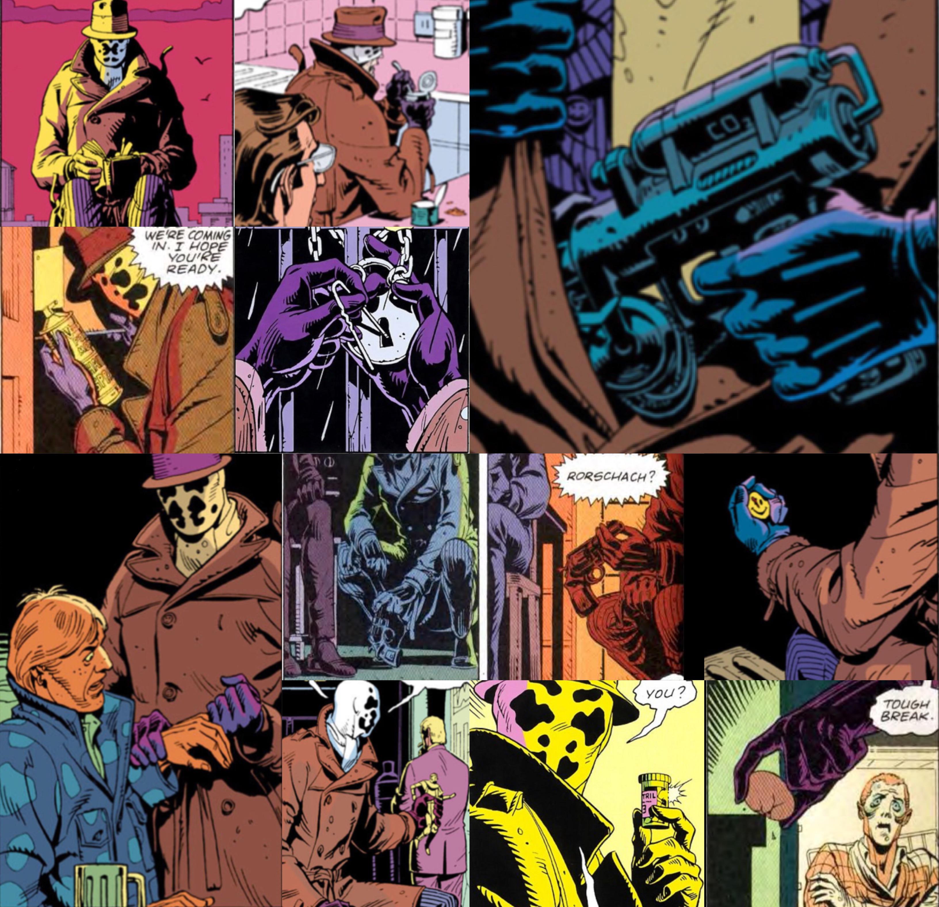 Cool detail: Rorschach is left-handed | Scrolller