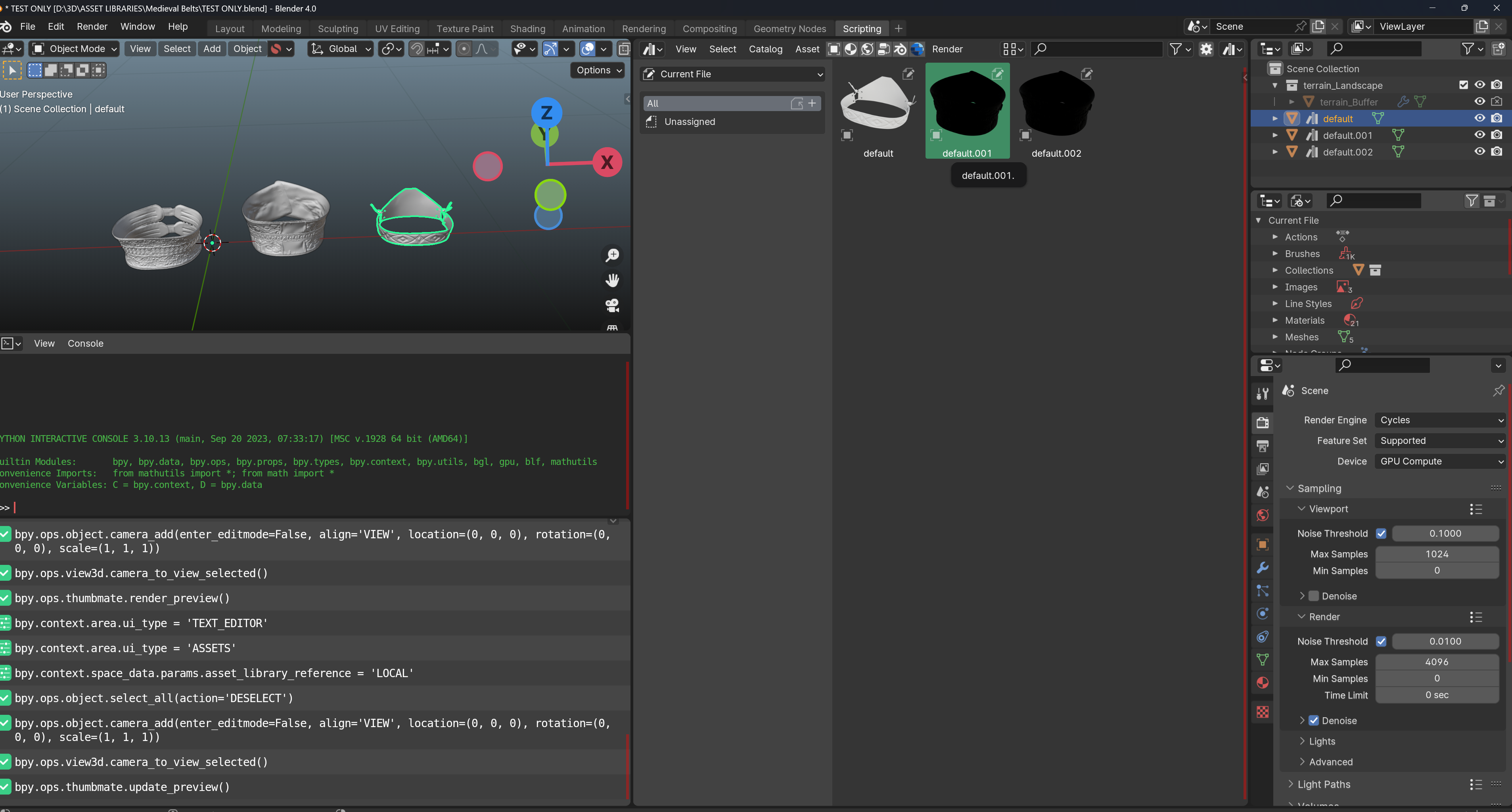 Creating Macro to select each object to the right individually in the asset browser | Scrolller