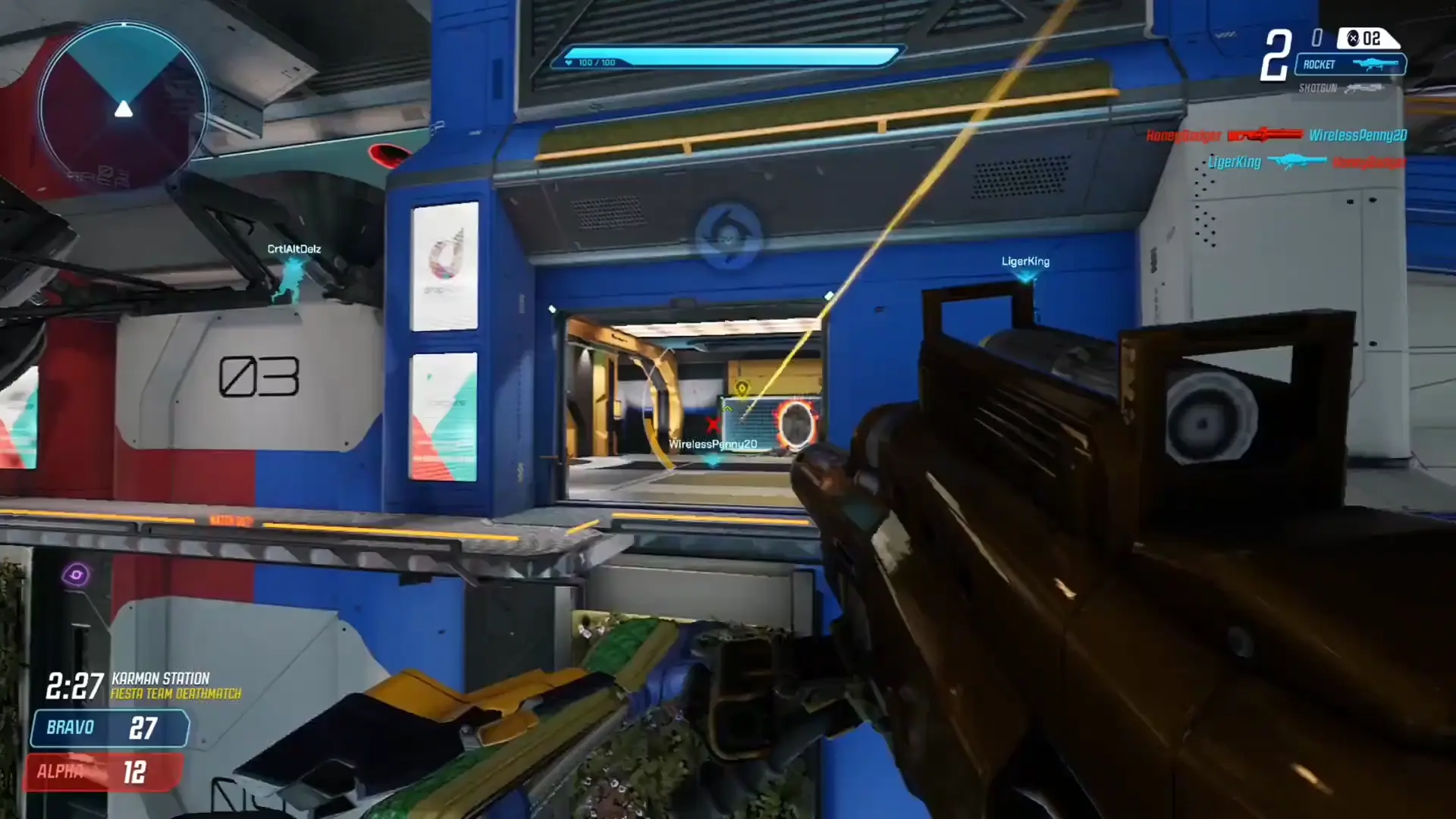 Cross map rocket kill | Scrolller