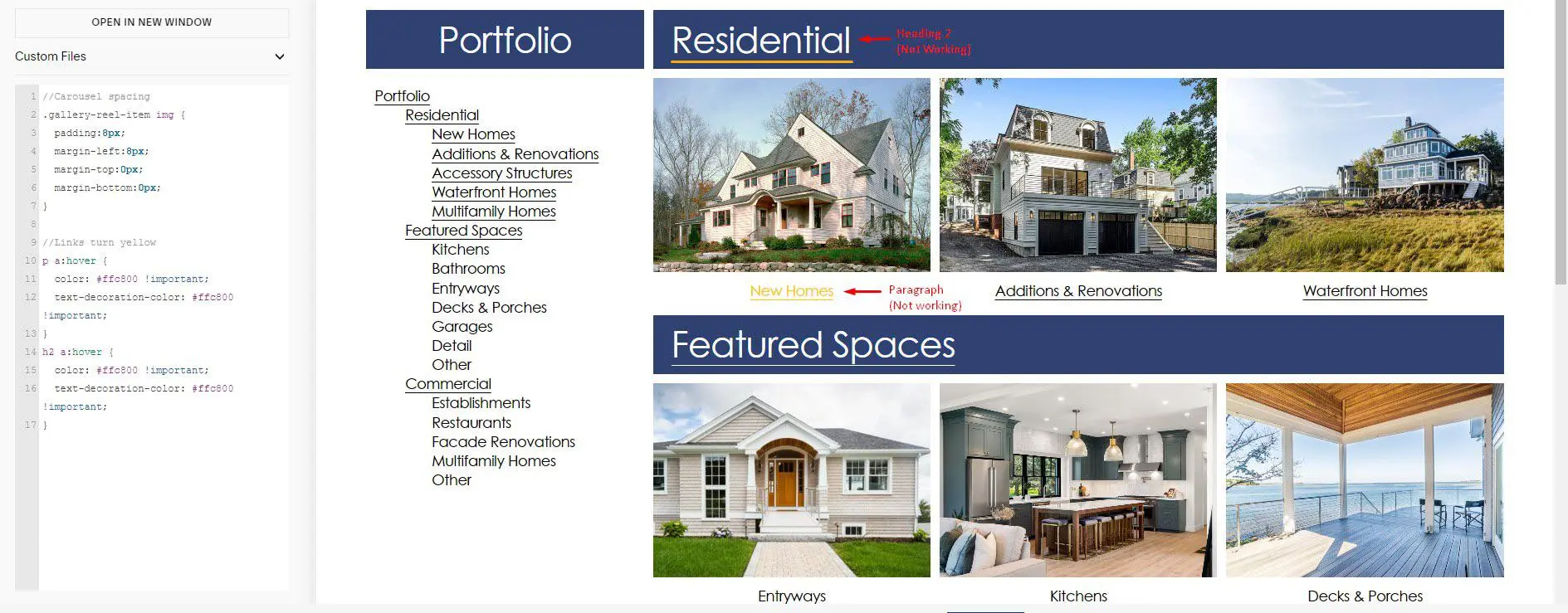 CSS not working | Scrolller